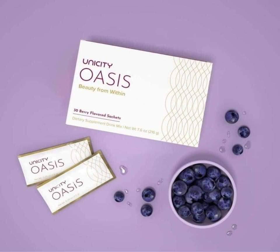 Collagen cá Oasis Unicity Uống Trắng Da, Giữ Ẩm Giúp Da Đàn Hồi Tốt Hơn ...